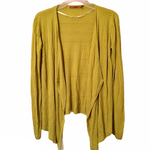 Belldini | Sweaters | Belldini Green Waterfall Open Cardigan | Poshmark